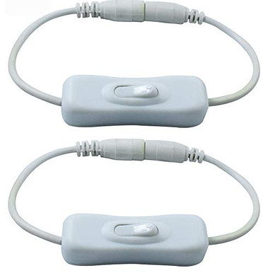 LED Tape Light Connector, LED Strip Light Inline On/Off Switch Cable DC ...