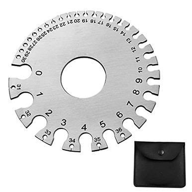 Muye Stainless steel 0-36 Round Double-side Inspection Ruler American ...