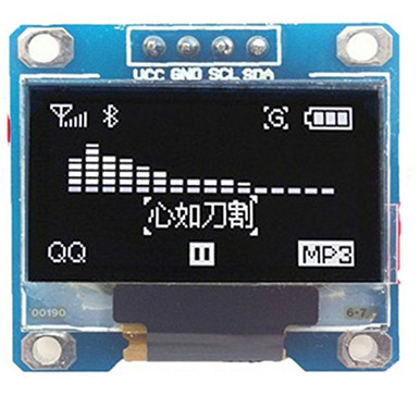 cuiisw 0.96" Inch Yellow Blue White I2c IIC Serial Oled LCD LED Module ...