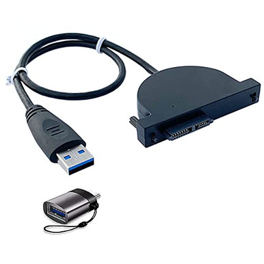USB 3.0 Type-C to 7 plus6 13Pin Sata Adapter Cable for Laptop ODD BD ...