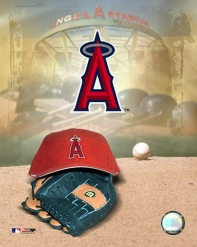 Anaheim Angels - '05 Logo Cap and Glove Sports Photo -8 x 10 ...