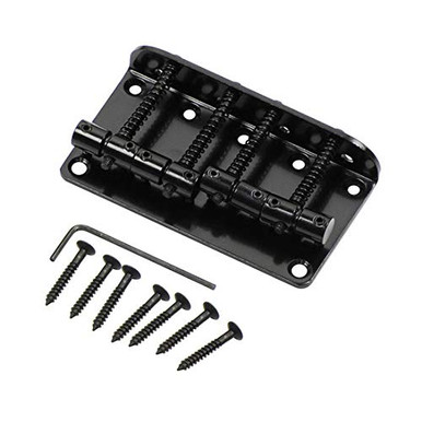 4 String Guitar Bridge Hardtail Saddle Bridge, Adjustable Bridge Fit ...