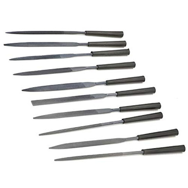 LAJA Imports 10 Pack Needle File Set, Mini Needle Jewelry File Set ...