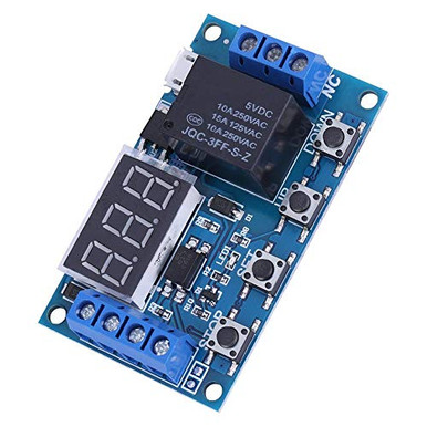 DC 6V-30V Delayed On/Off Switch Module Single Channel Stable Cycle Timer Relay Switch Module DC ...
