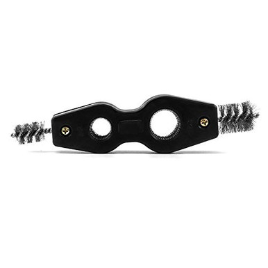 QWORK Pipe Cleaner Tool, 2 Pieces 4 in 1 Pipe Deburring Brush Cleans ...