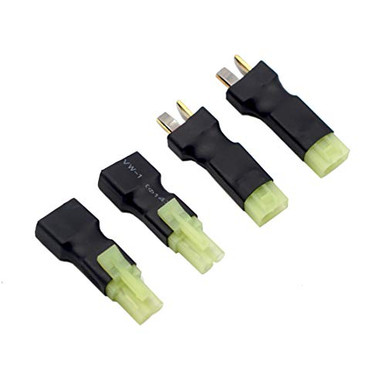 2 Pair Vgoohobby No Wires Mini Tamiya Style to Deans T Style Plug ...