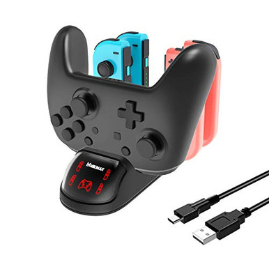 AKNES Switch Pro Controller Charging Dock, Charger Station for 4 ...