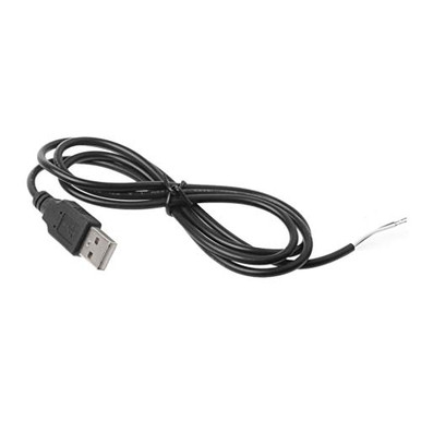 5V USB 2.0 Male Jack 2 Pin 2 Wire Power Charge Cable Cord Connector DIY ...