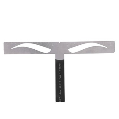 Hinzonek Eyebrow Ruler, Permanent Makeup Tattoo Eyebrow Measure Ruler ...