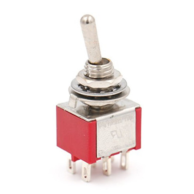 Baomain Toggle Switch MTS-202 DPDT ON-ON 2 Files 6 Feet 5A 125VAC 2A ...