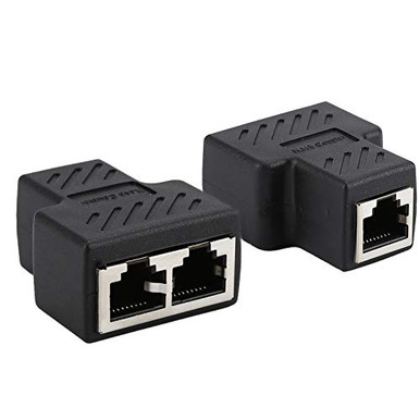 YMKT RJ45 Splitter Adapter Connector Extension Plug, Computer Network ...