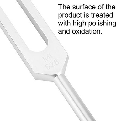 Silver Tuning Fork, with Aluminium Alloy Polished Oxidation 528 Hz Sensory Tuning Forks,Aluminum ...