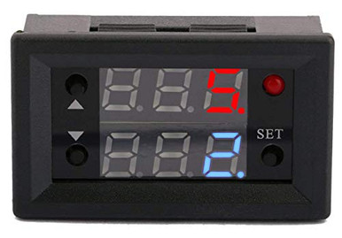 Yeeco Adjustable PWM Frequency Meter LED Display Dual Channel Pulse ...