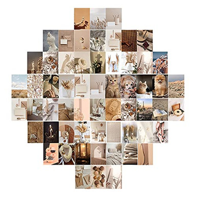 60PCS Asthetic Wall Images, 4x6" Aesthetic Wall Collage Kit for Girls ...