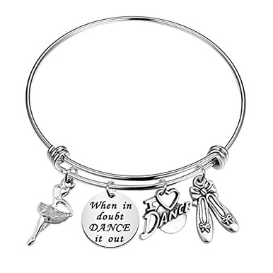 FUSTYLE Dance Bracelet Dancer Gift Ballerina Jewelry When In Doubt ...