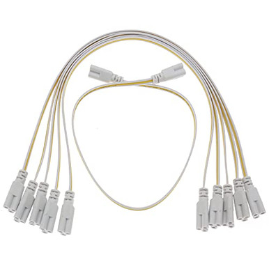 AYECEHI T5 T8 LED Lamp Connector Double End 3Pin Adapter Light Tube ...