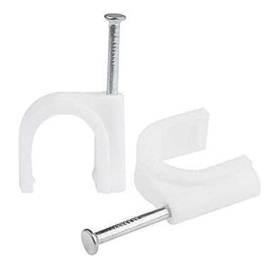 TIANHAO 100 Pieces Half Clamps J-Hook with Nail for PEX Tubing Pipe ...