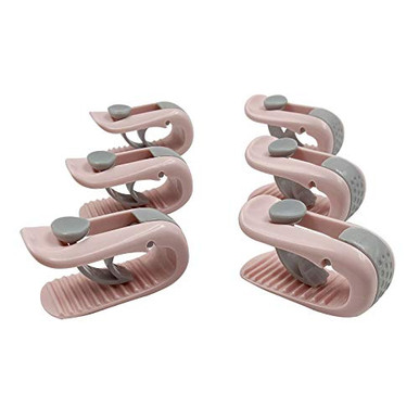 Beatilog 6Pcs Quilt Fixer Clip - No Pin Safety Plastic Durable Duvet ...