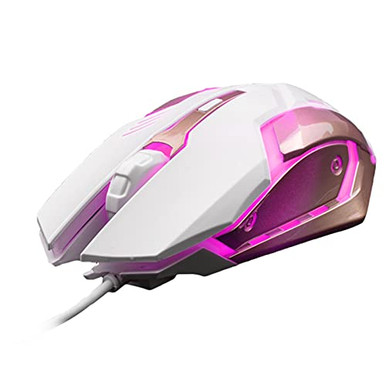 YAOJING USB Wired Mouse Ergonomic USB Optical Mouse Mice, Luminous ...