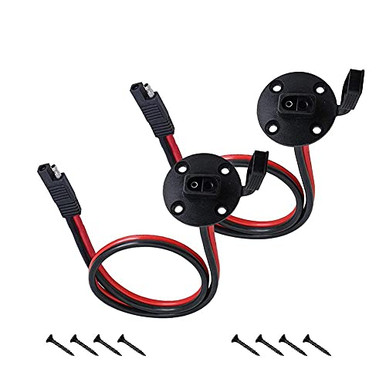 2 Pack SAE Power Socket Sidewall Port with 8 Screws, SAE Plug ...