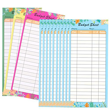 100 PCS Budget Sheets Expense Tracker Fit Budget Envelopes Cash ...