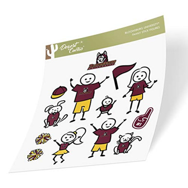 Bloomsburg University Huskies Sticker Vinyl Decal Laptop Water Bottle ...