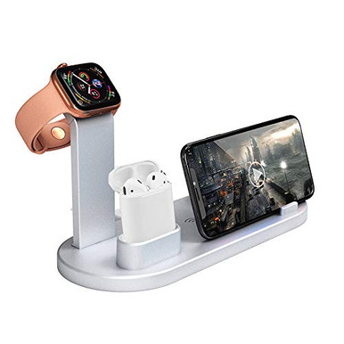 3 in 1 Wireless Charging Dock Holder Station with Rotary Charging Base ...