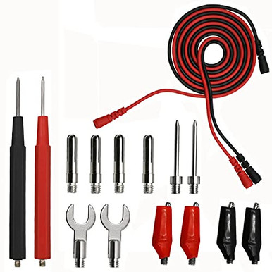 KINMAX Digital Multimeter Test Lead Kit Set with Alligator Clips ...