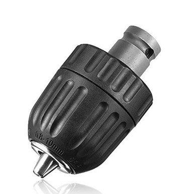 Mesee 0.8-10mm Keyless Drill Chuck Converter Mount 3/8-24UNF Quick ...