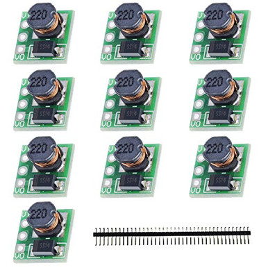 DAOKI 10PCS DC-DC Boost Converter Module 1.5V 1.8V 2.5V 3V 3.3V 3.7V 4 ...