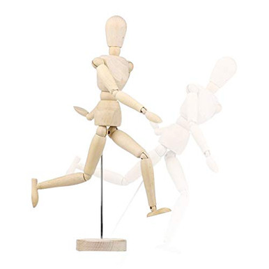 Artist Wooden Manikin Mannequin 8 Inch Manikin Flexible Joints Puppet ...