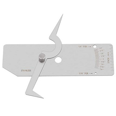 Weld Gauge Undercut, 1pc Precision Stainless Steel Weld Gauge Undercut ...