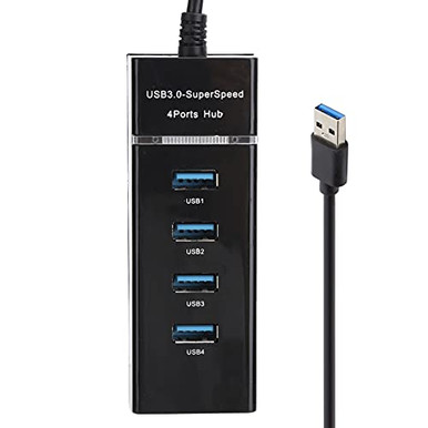 Wuqioei 1 to 4 USB Extender Adapter, Plug?and?Play Hub Male to Female ...