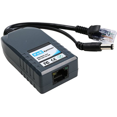 UHPPOTE DC12V Power Over Ethernet PoE Splitter Adapter Injector with ...