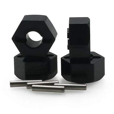 Parts and Accessories 4pcs Alloy Wheel Hex Hub Adaptor w/Pins for Rc ...