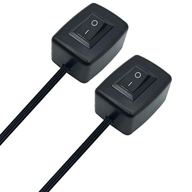 DXX 2pcs Car Rocker Switch ON/Off Double-Sided Adhesive Installation ...