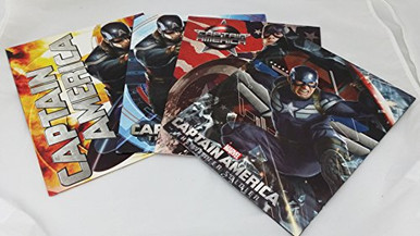 Marvel Captain America Two Pocket Portfolio Folders, 8 1/2" x 11" - Set ...