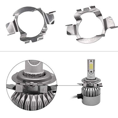 H7 LED Bulb Adapter H7 Retainers Holders Socket Base for VW Jetta ...