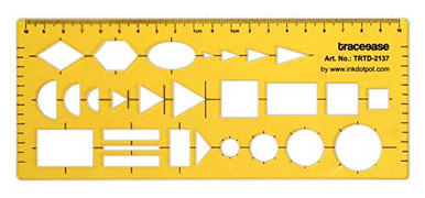 Traceease Geometric Drafting Combination Geometry Drawing Stencil ...