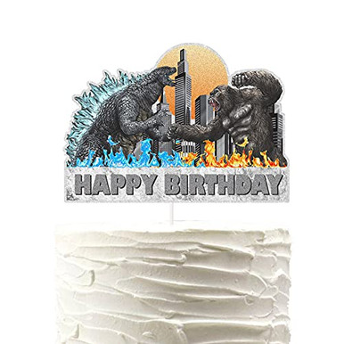 Dinosaur Monsters Cake Topper Dinosaur Monsters VS Monkey King Theme ...