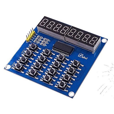 DIY Kit Parts TM1638 8 Bits LED Digital Tube Module Keyboard Scan and ...