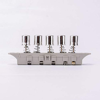 PULLANDSMILES Electric 5 Keys 4 Poles Press Button Type Interlock Push ...