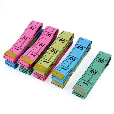 uxcell 9 Pcs Plastic 60'' 150cm Measuring Tailor Sewing Cloth Rulers ...