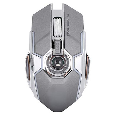 Silent USB Optical Wireless Gaming Mouse, Plug and Play Wireless Mouse ...
