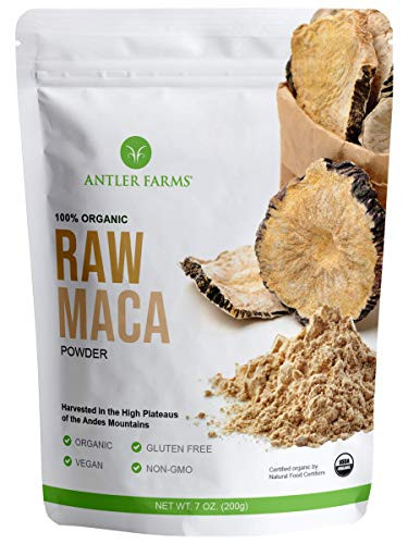 Antler Farms - 100 percent Pure Organic Raw Maca Powder, 40 Servings ...