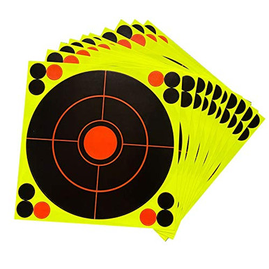 Amagogo 8.3inch Reactive Shooting Target Bright Fluorescent Hunt ...