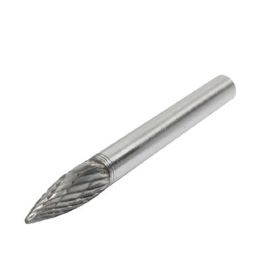 uxcell 6mm x 16mm Tree Shape Head Tungsten Carbide Rotary File Bit Tool ...