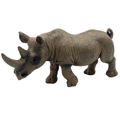 LOadSEcr Rhino Figure, Animals Models, Mini Forest Animal Figures ...