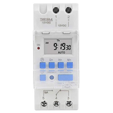 Weekly Timer Switch 12V DC 16A LCD Display with Countdown Function ...
