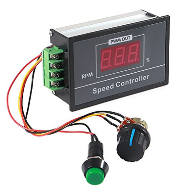 DC PWM Motor Speed Controller Digital LED Display adjustable Speed ...